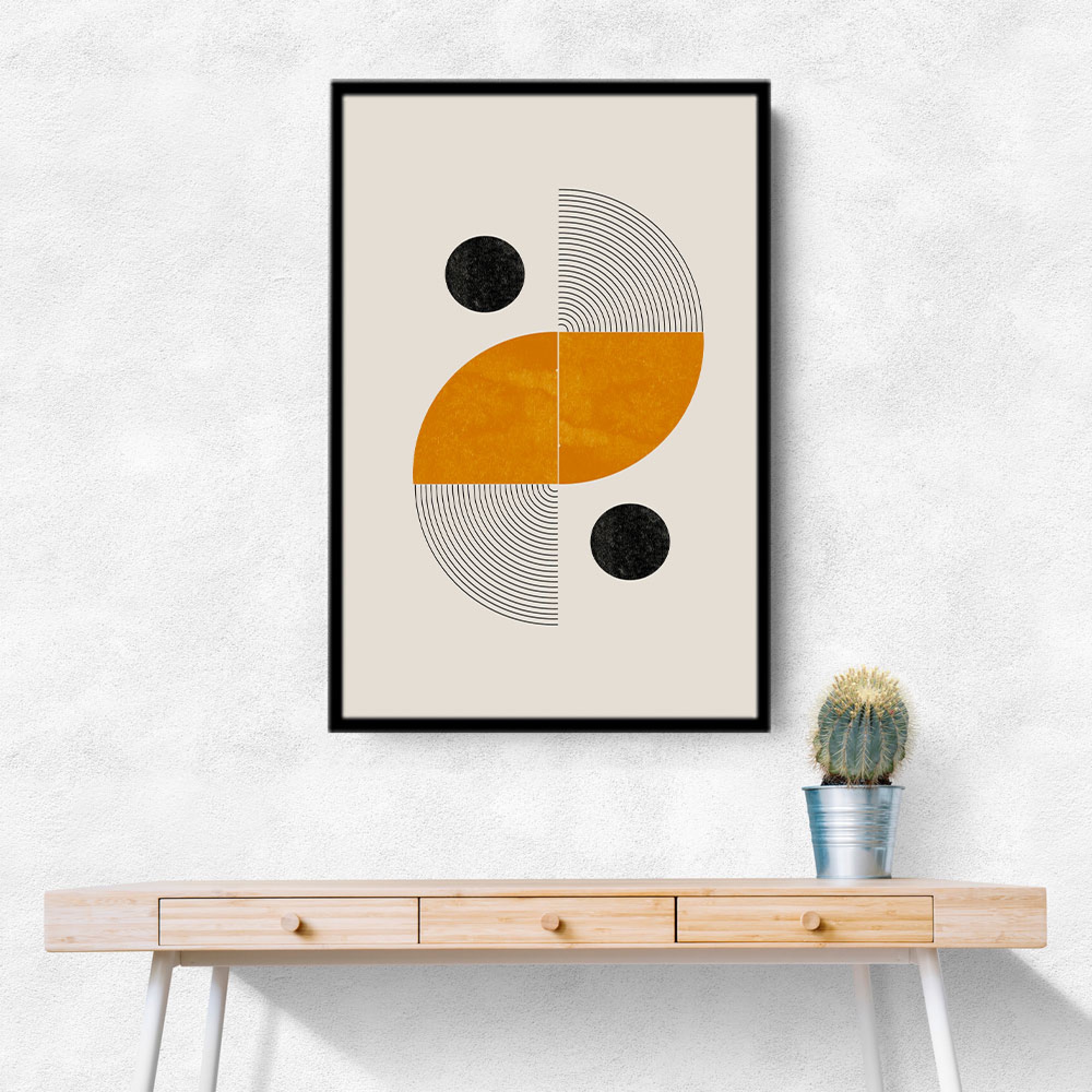 Retro Shape Wall Art
